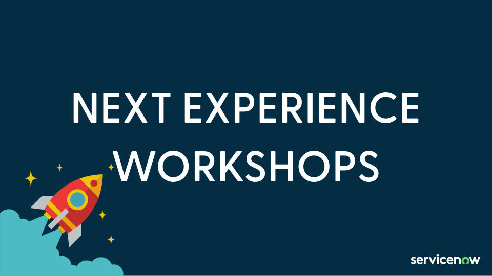 Introduction | ServiceNow Next Experience